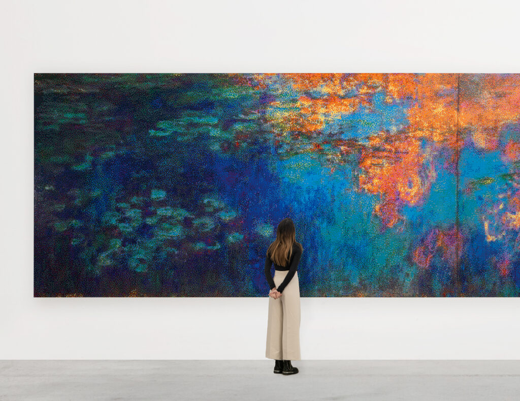 Ai Weiwei recreates Monet's "Water Lilies" using 650,000 LEGOs ...