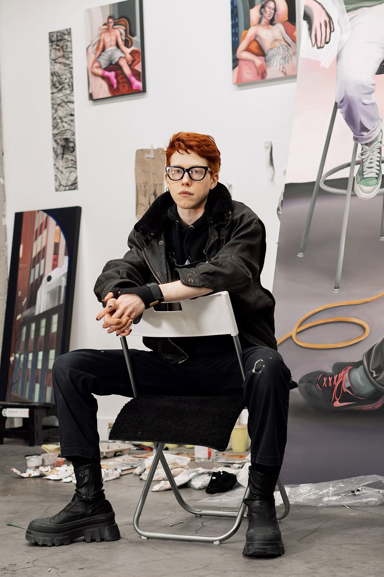 Painter Alannah Farrell takes us inside her small Tokyo studio as she ...